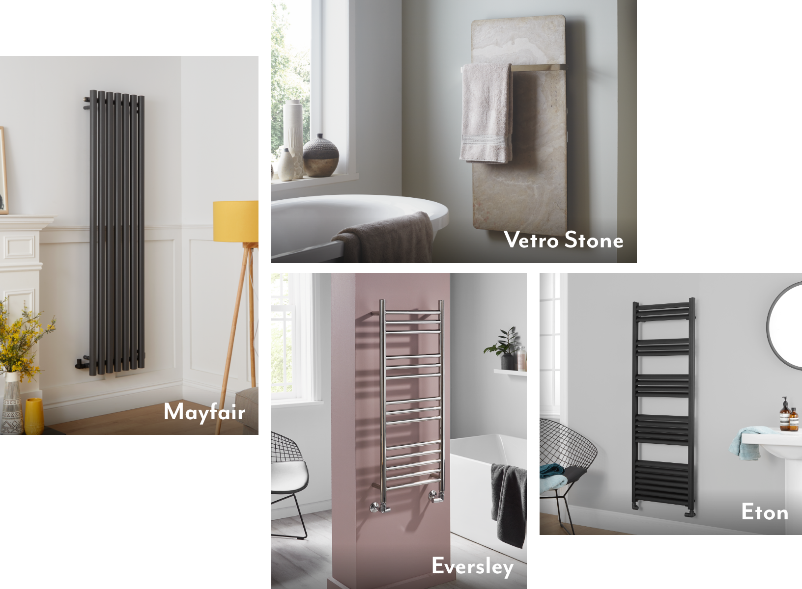 Bathroom Towel Rails | Designer Bathroom Radiators | Towelrads